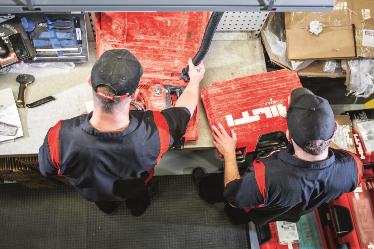 Hilti's mobile repair service - Hilti Australia