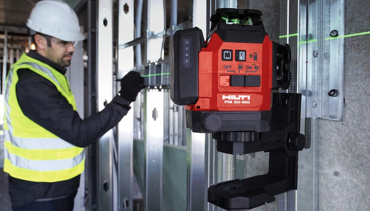 PM 30-MG Green Multi-Line Laser - Hilti Australia