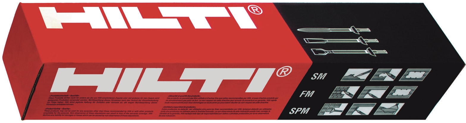 TE-CX Chisel sets - Chisels and rod drivers - Hilti Australia