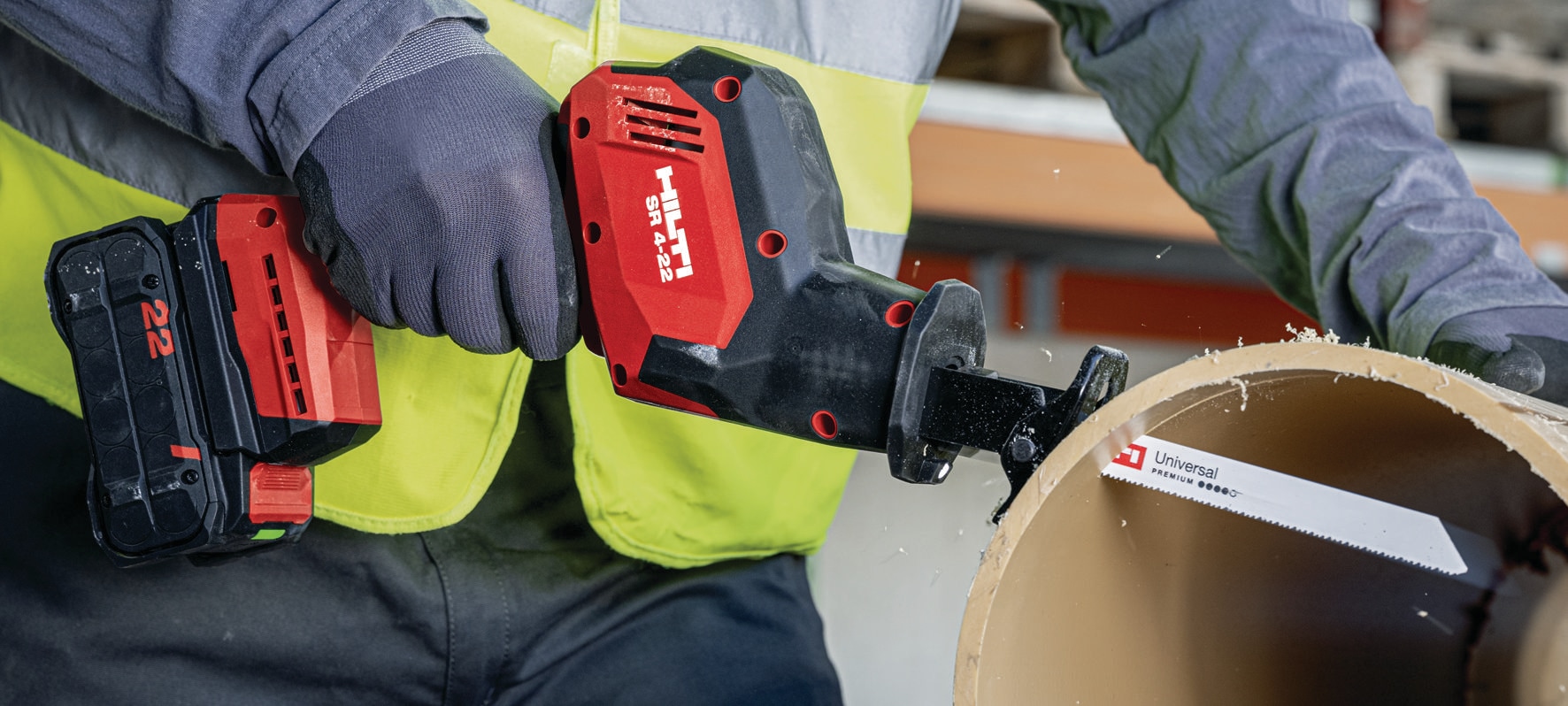 SR 4 22 One handed reciprocating saw Saws Hilti Australia